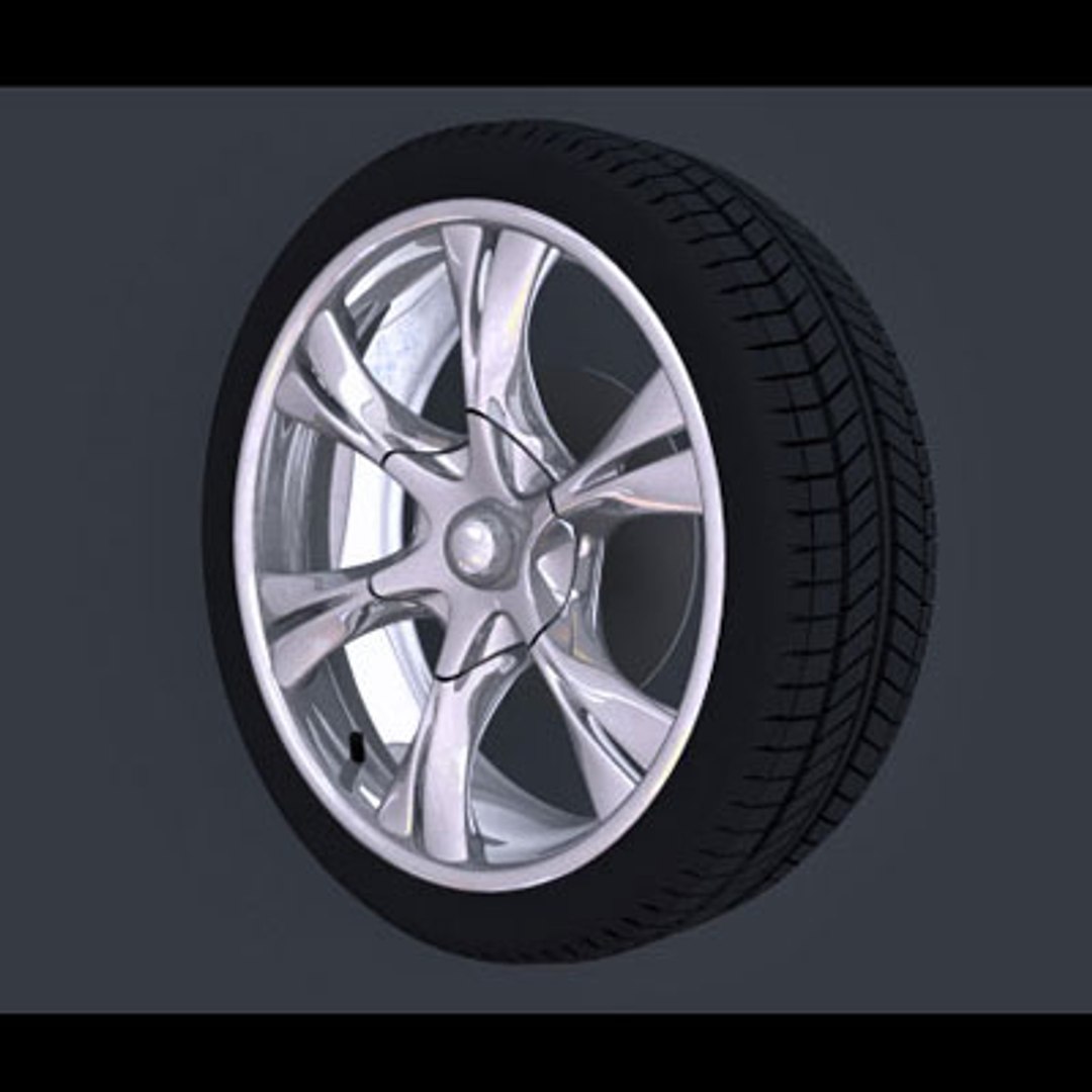 wheel 3d max