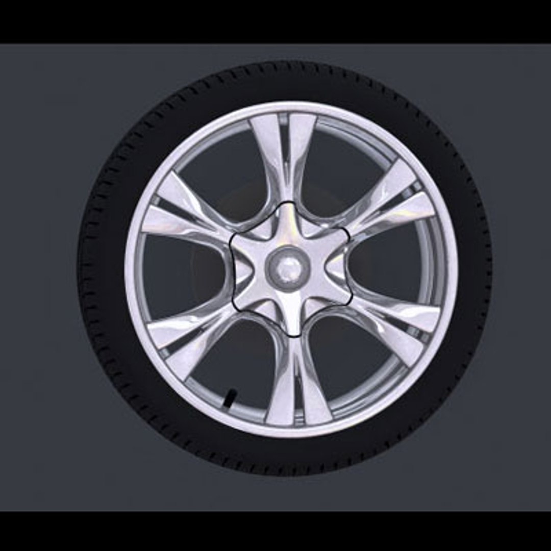 wheel 3d max
