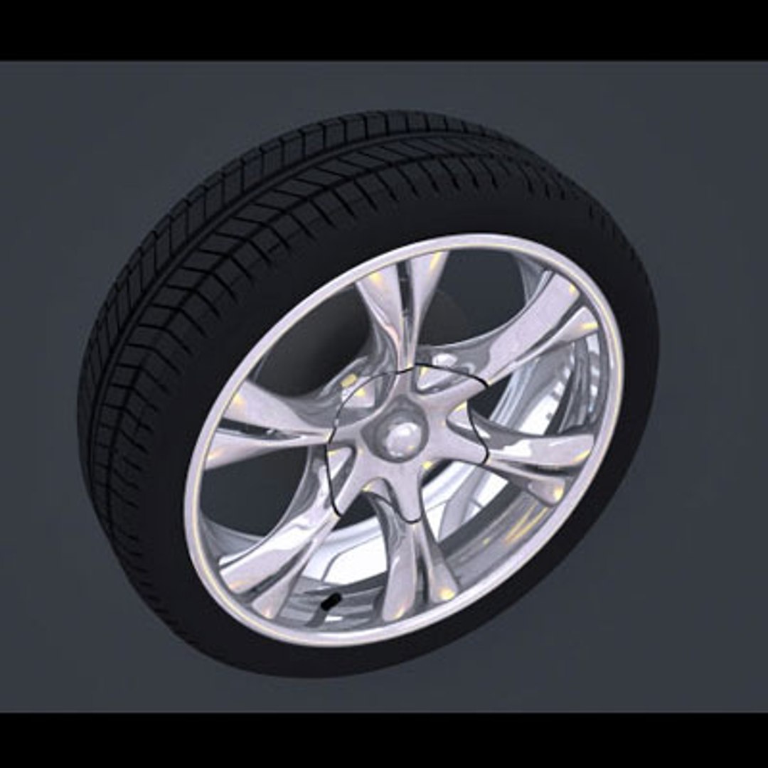 wheel 3d max