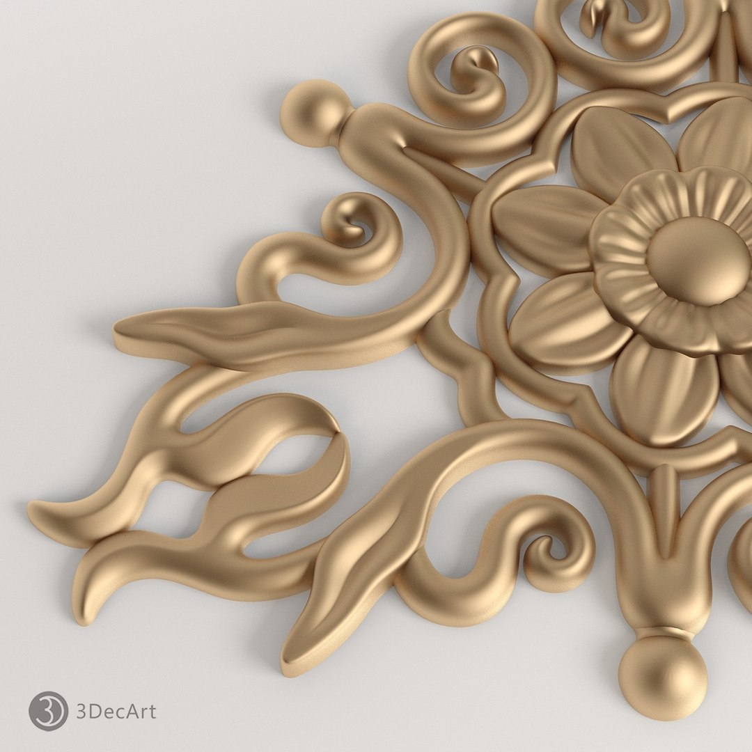 3d Cast Decor Model