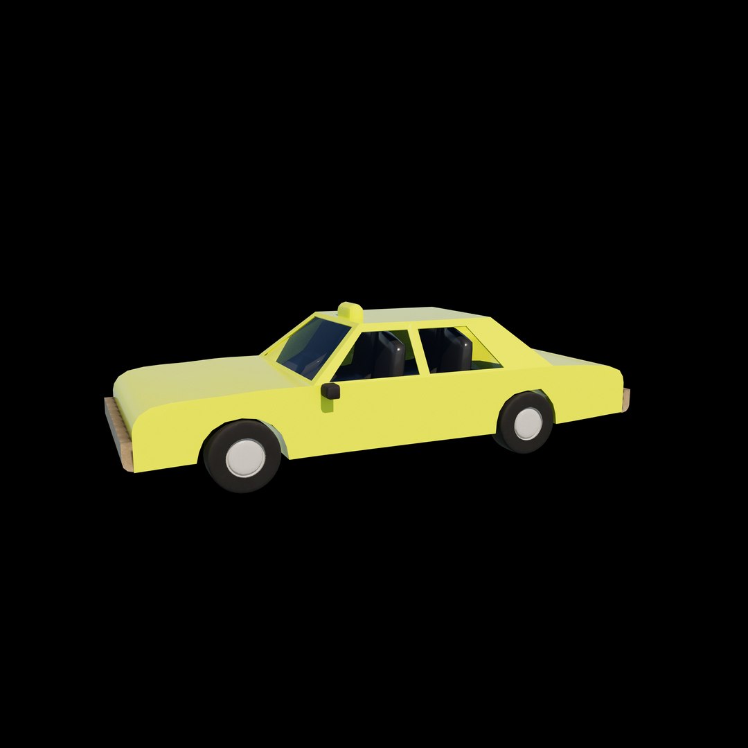 3D Taxi 3d Model 3D Model - TurboSquid 2345127
