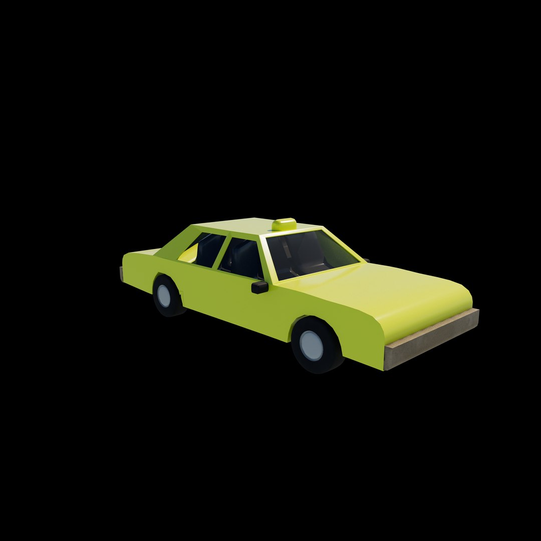 3D Taxi 3d Model 3D Model - TurboSquid 2345127