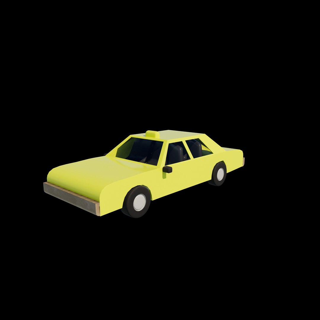 3D Taxi 3d Model 3D Model - TurboSquid 2345127
