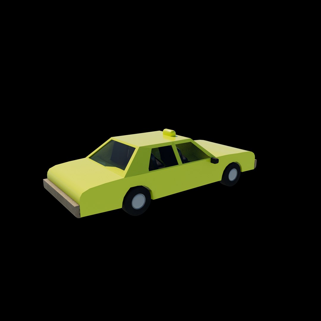 3D Taxi 3d Model 3D Model - TurboSquid 2345127