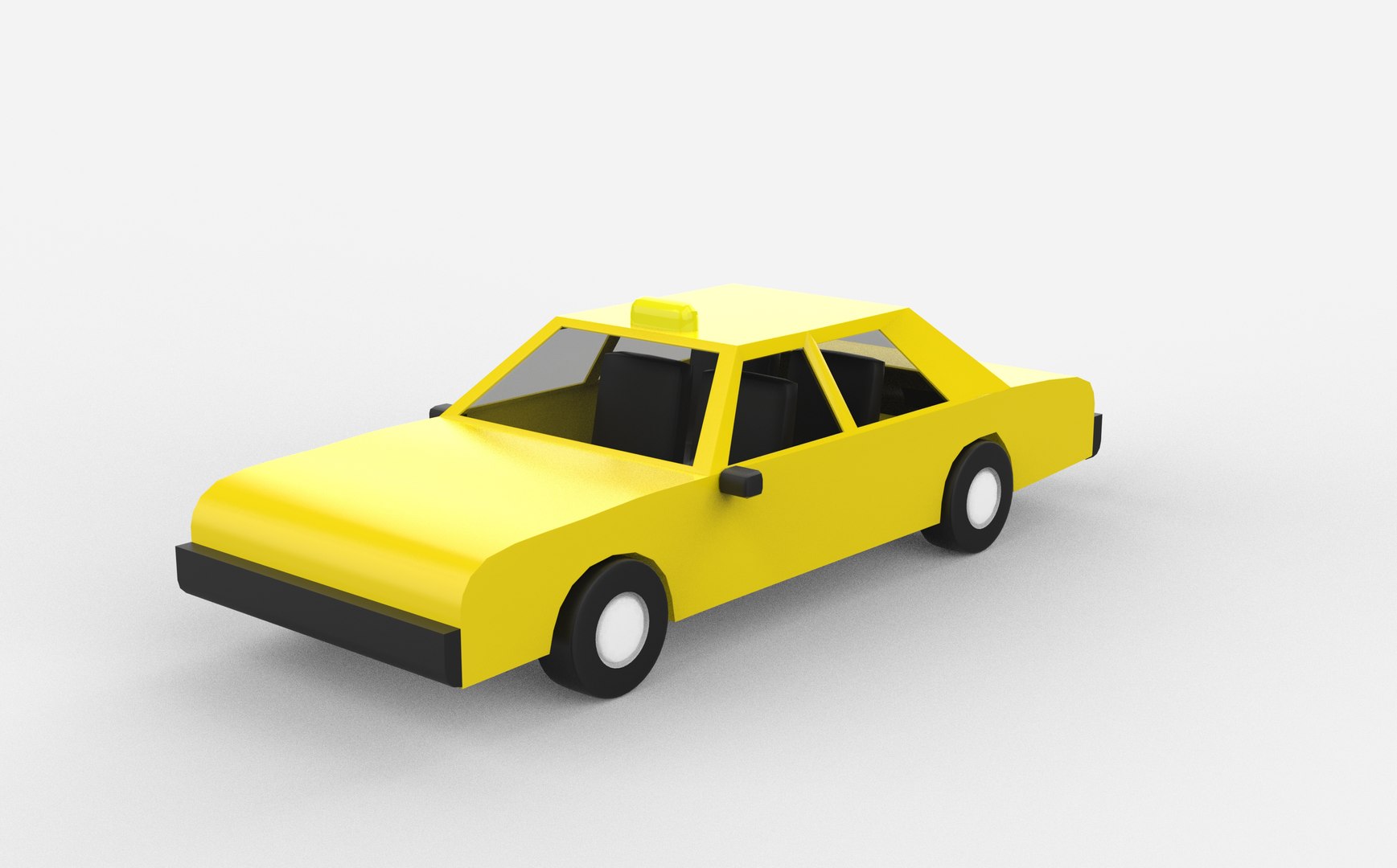 3D Taxi 3d Model 3D Model - TurboSquid 2345127