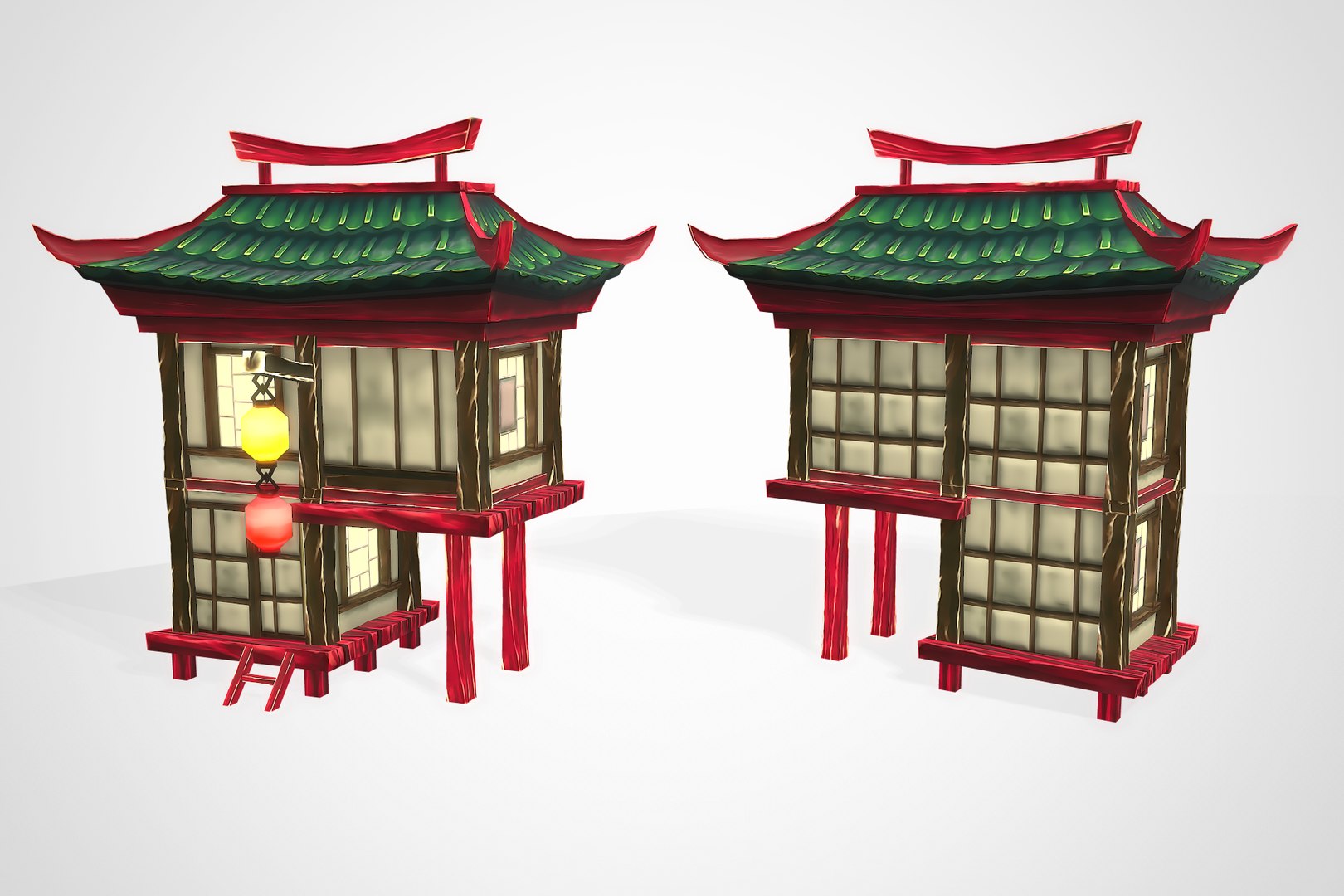 China RTS Fantasy Buildings 3D Model - TurboSquid 1798934