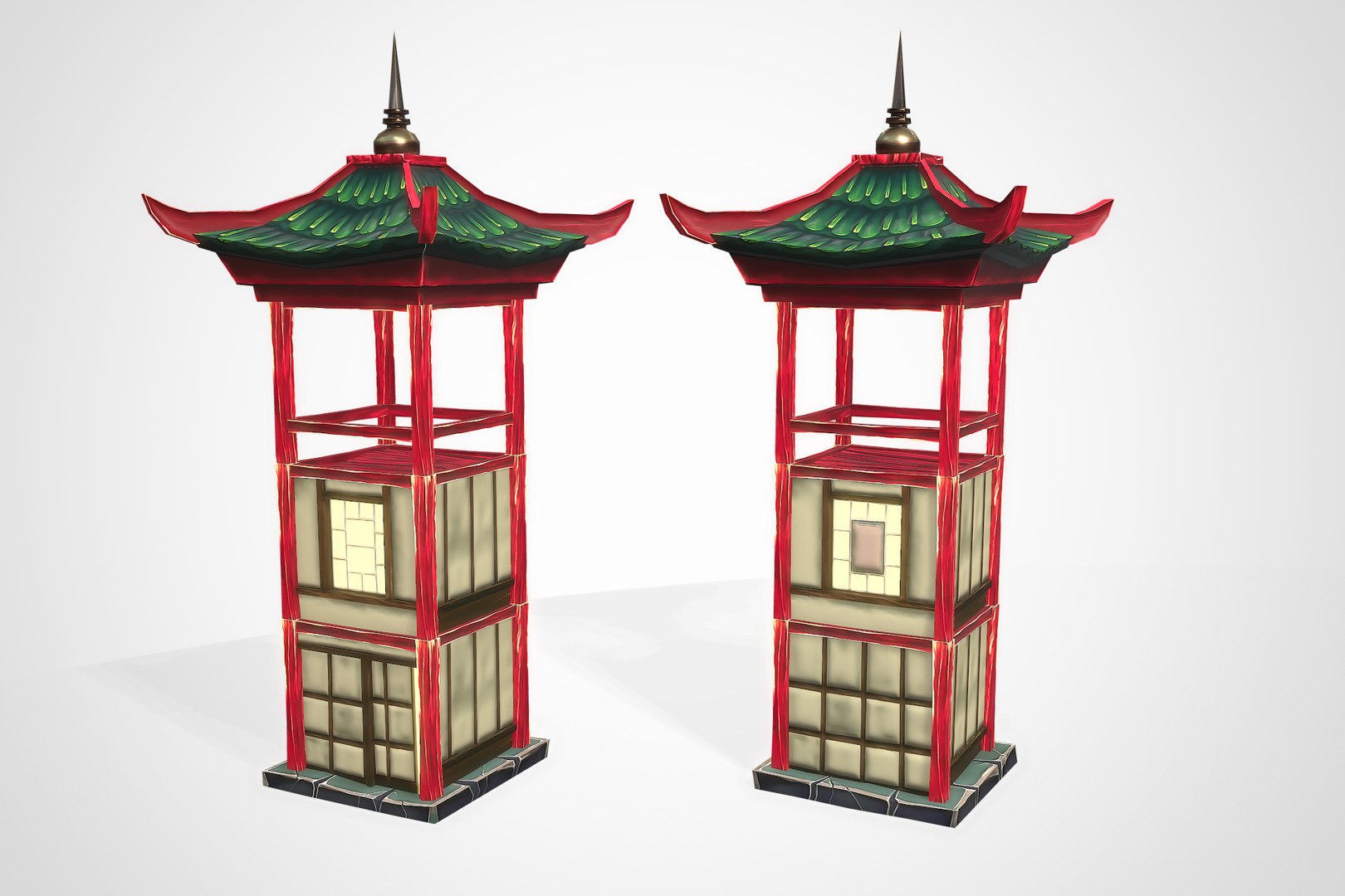 China RTS Fantasy Buildings 3D Model - TurboSquid 1798934