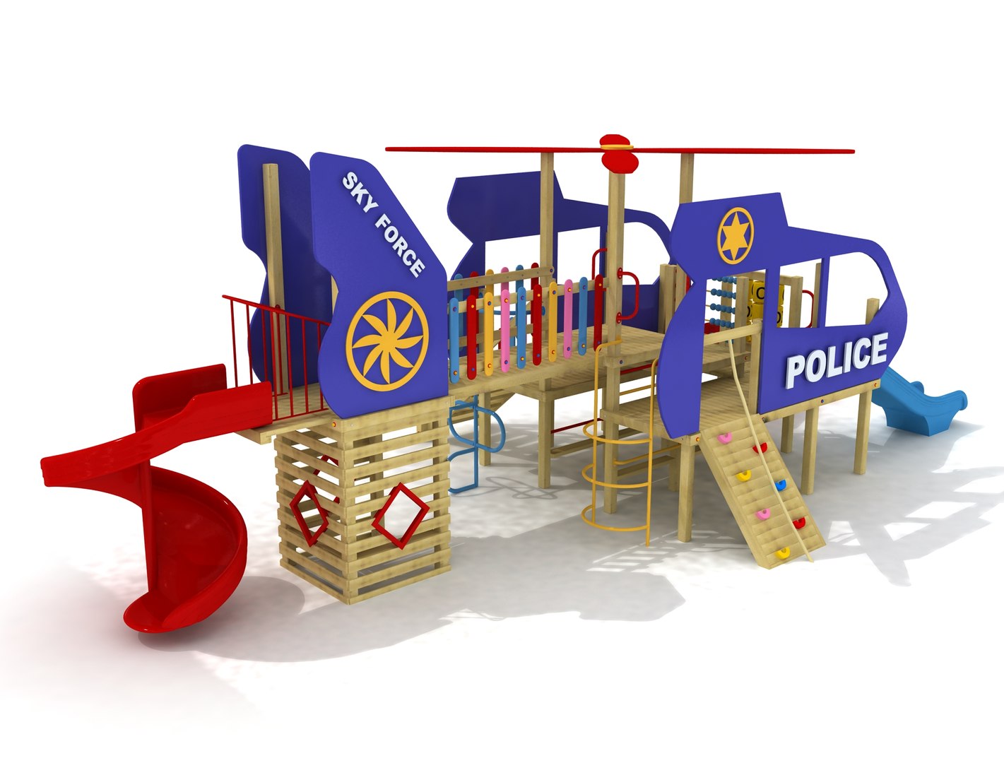 Police Heli 3D Model - TurboSquid 1537722