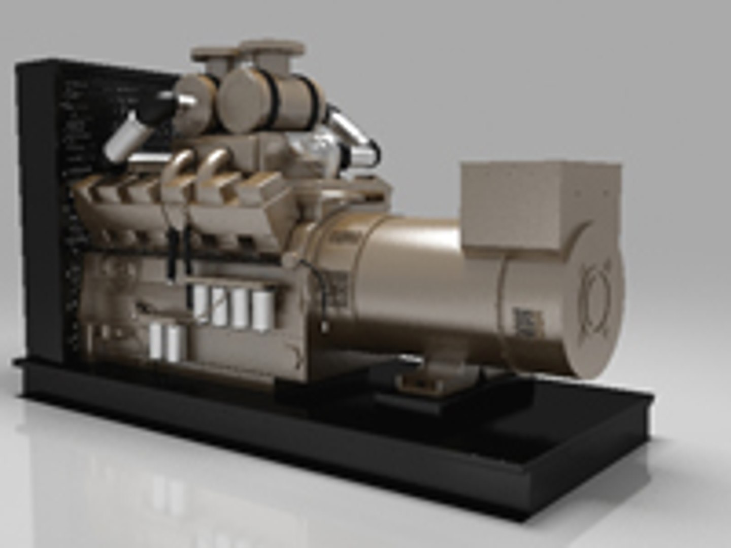 3d Diesel Generator Model