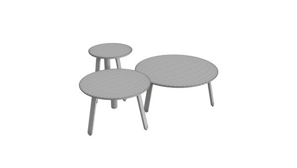 3D model Paper Coffee Table - TurboSquid 1942097