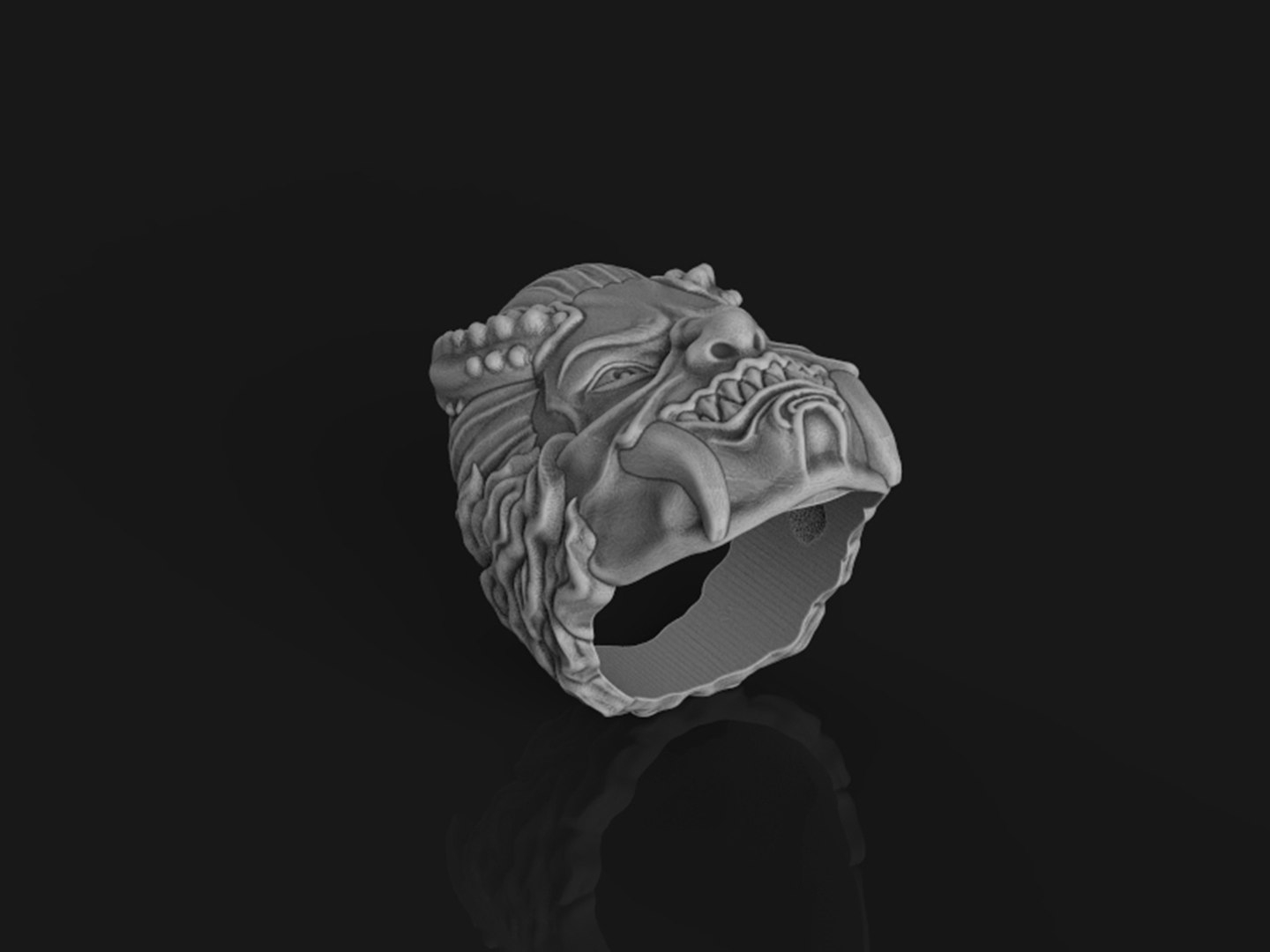 Ring Japanese demon 3D model - TurboSquid 1981865