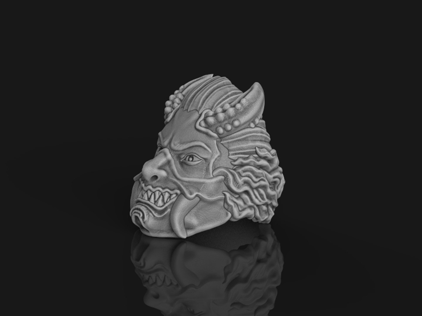 Ring Japanese Demon 3D Model - TurboSquid 1981865