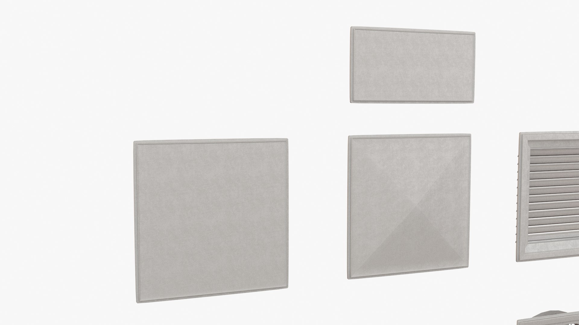 Air Vent Modular Interior Side Panels 3D Model - TurboSquid 1941979