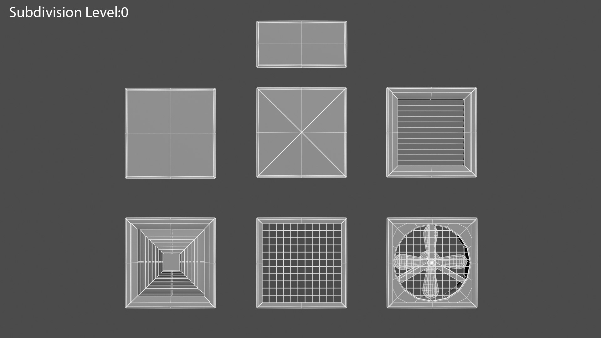 Air Vent Modular Interior Side Panels 3D Model - TurboSquid 1941979