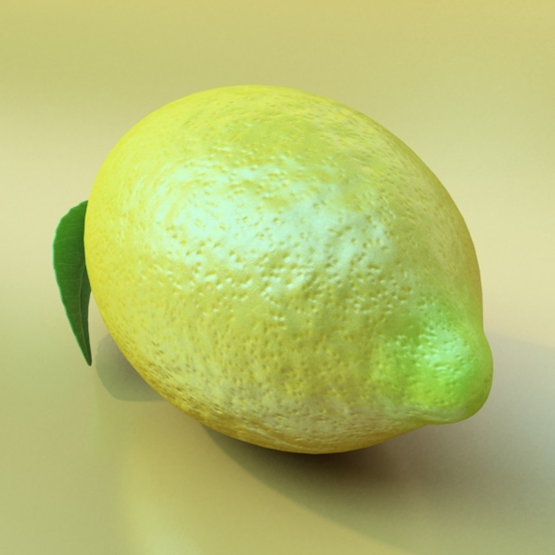 3d model lemon resolution