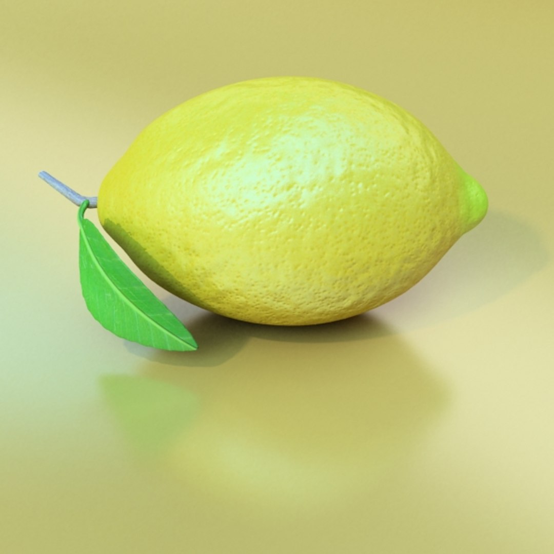 3d model lemon resolution
