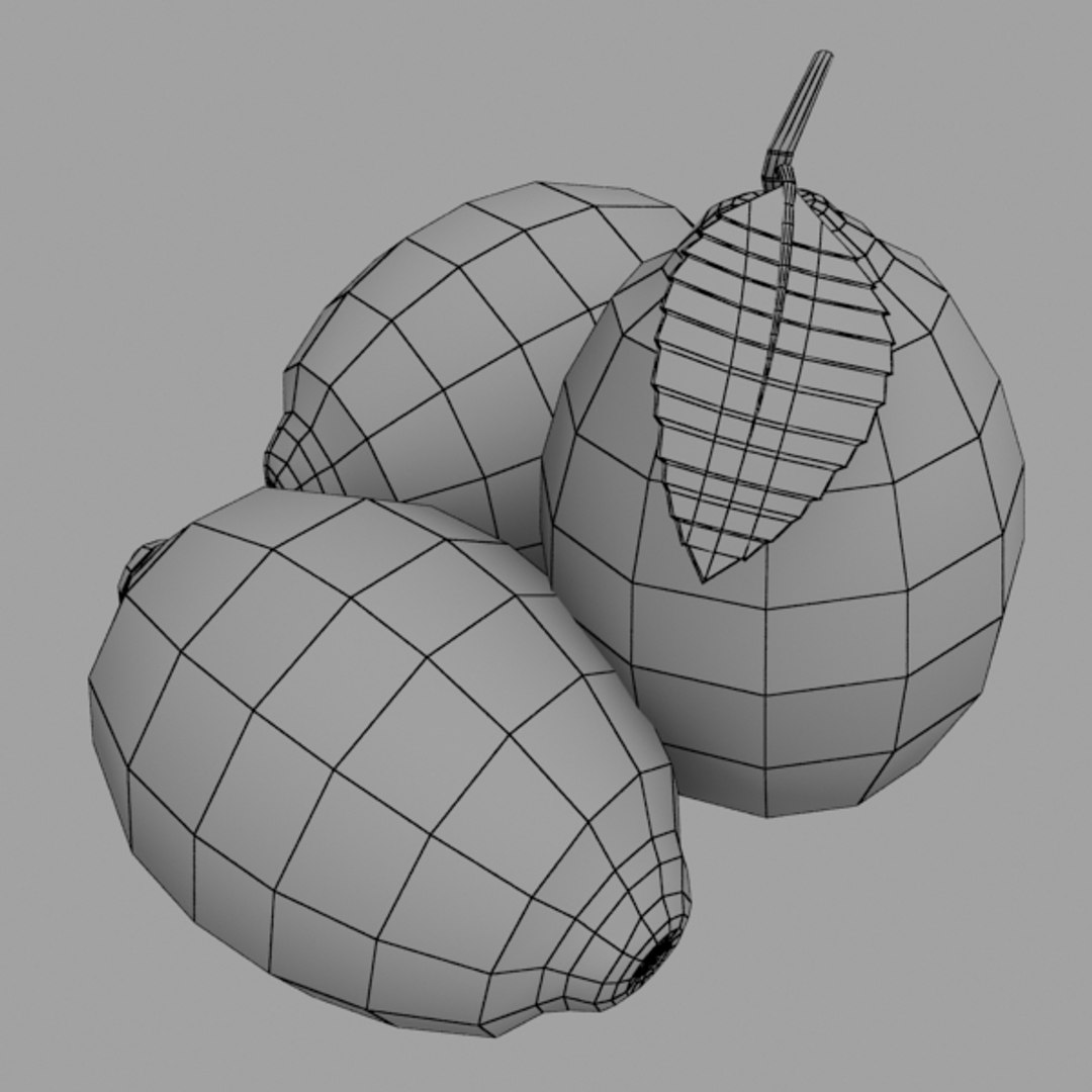 3d model lemon resolution