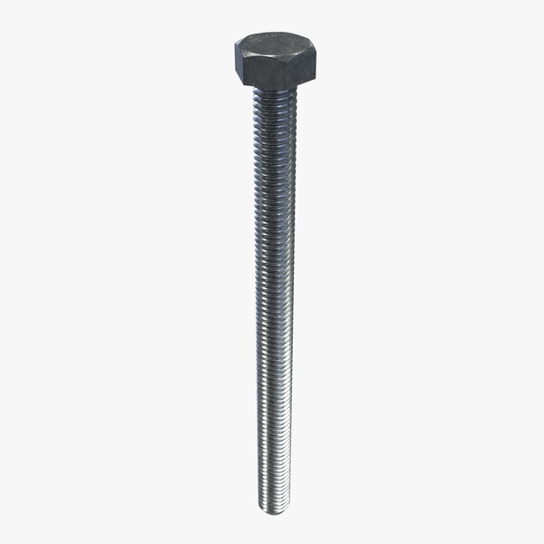 3D hex bolt m4x25 - TurboSquid 1355160