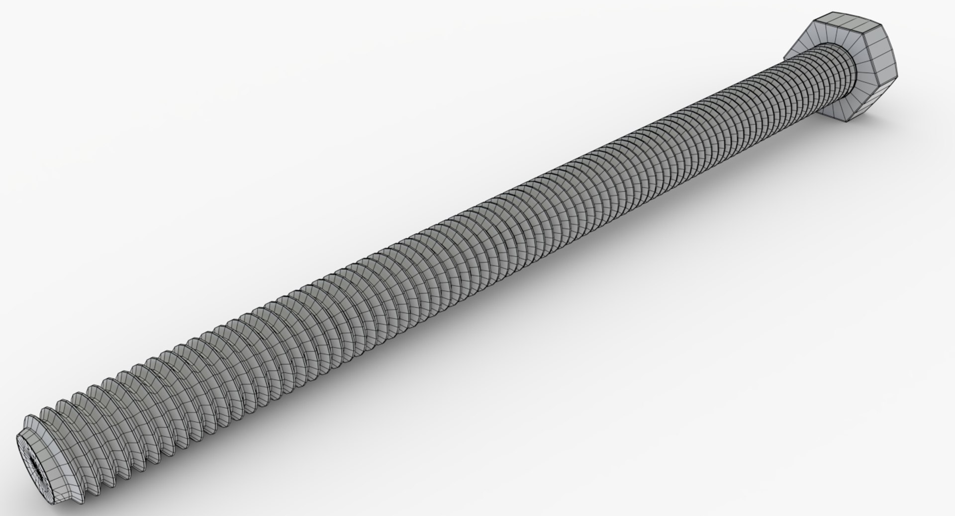 3D Model Hex Bolt M5x70 - TurboSquid 1384766