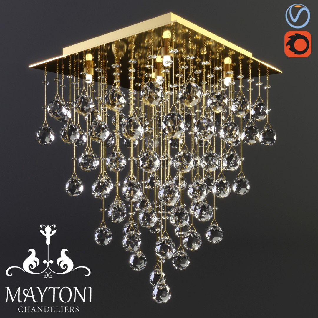 Maytoni modern swirl mod217-40-g 3D model - TurboSquid 1257398