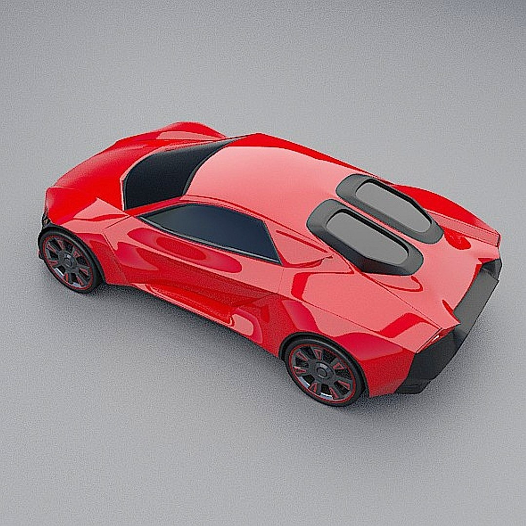 3D Concept Car Blendeox - TurboSquid 1651904