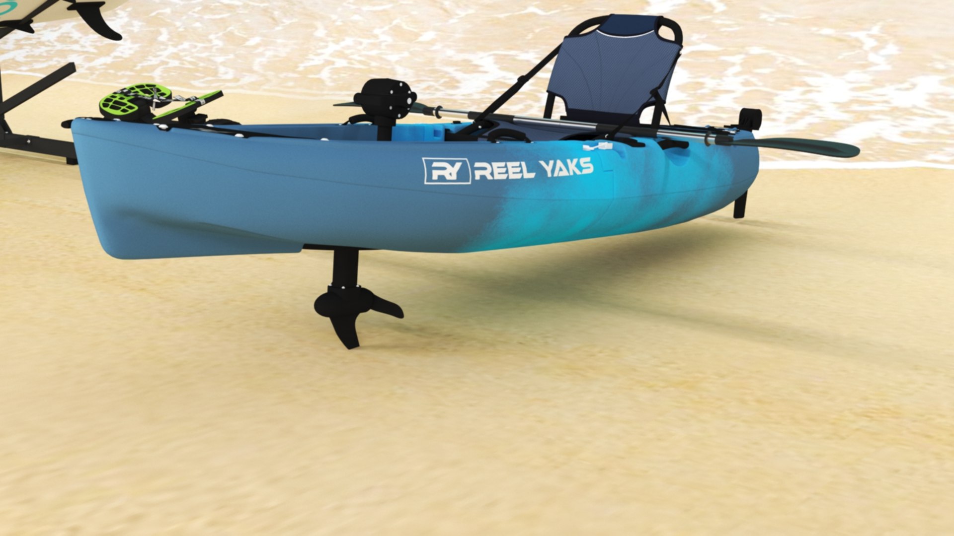 Raptor Modular Fishing Kayak 3D Model - TurboSquid 2376864
