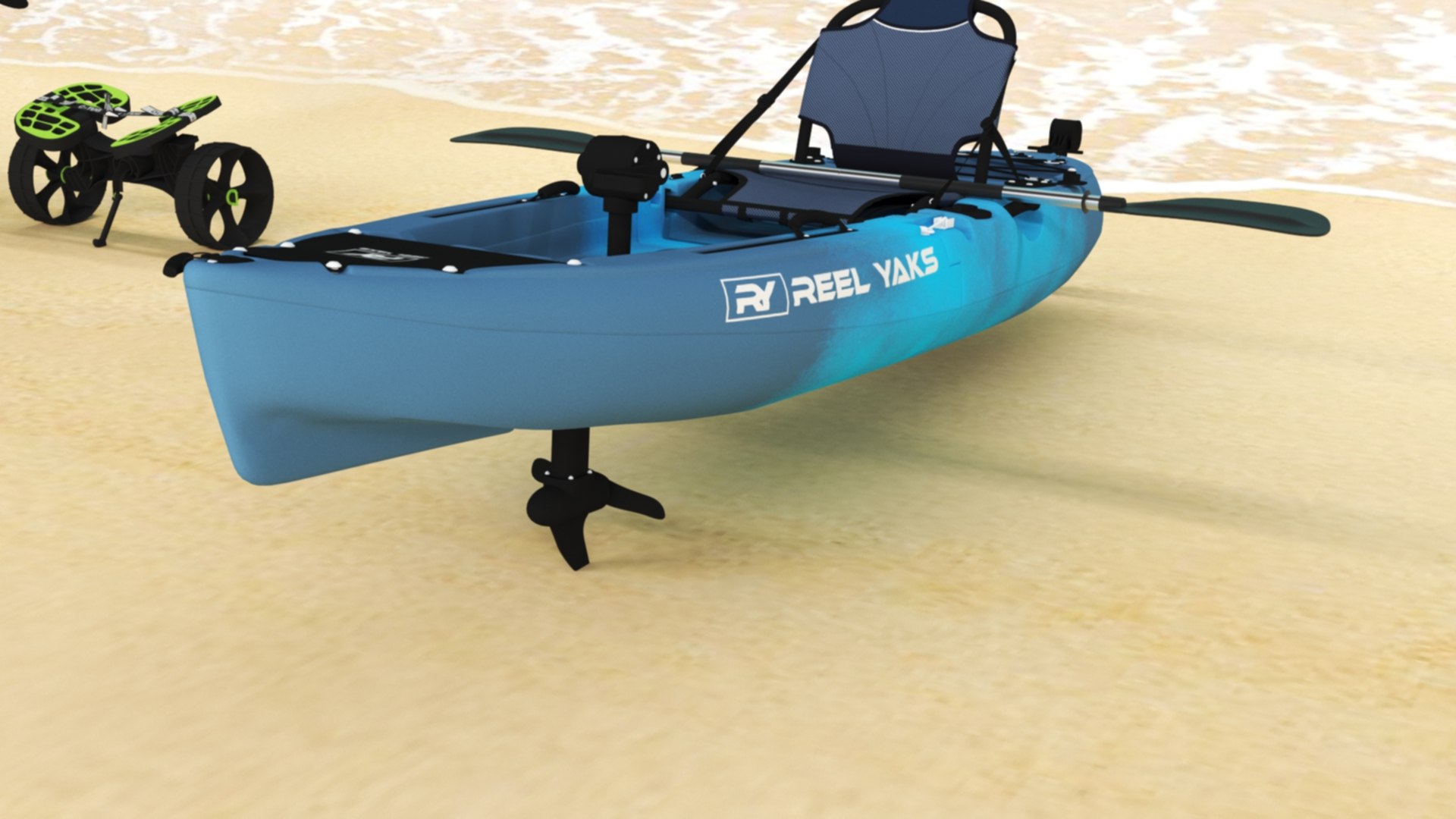 Raptor Modular Fishing Kayak 3D Model - TurboSquid 2376864