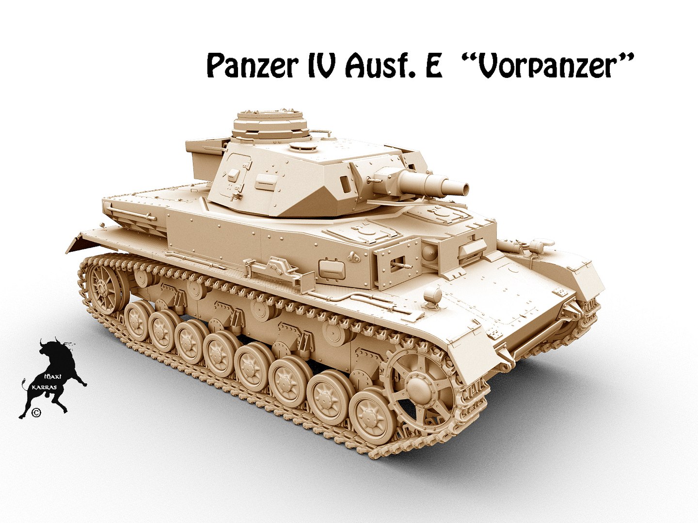 3d Panzer Iv Ausf E Model