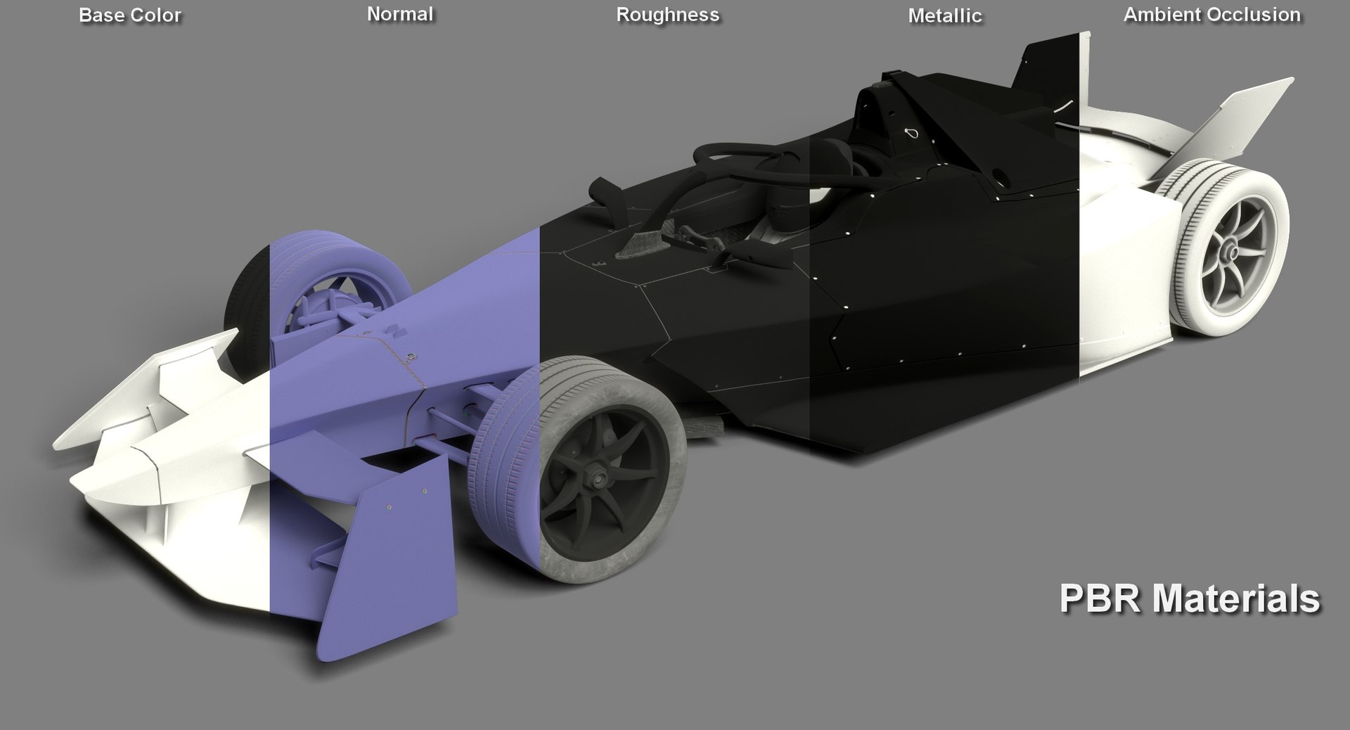 Generation 3 Formula E Race Car Season 2022 - 2023 White Mockup 3D ...