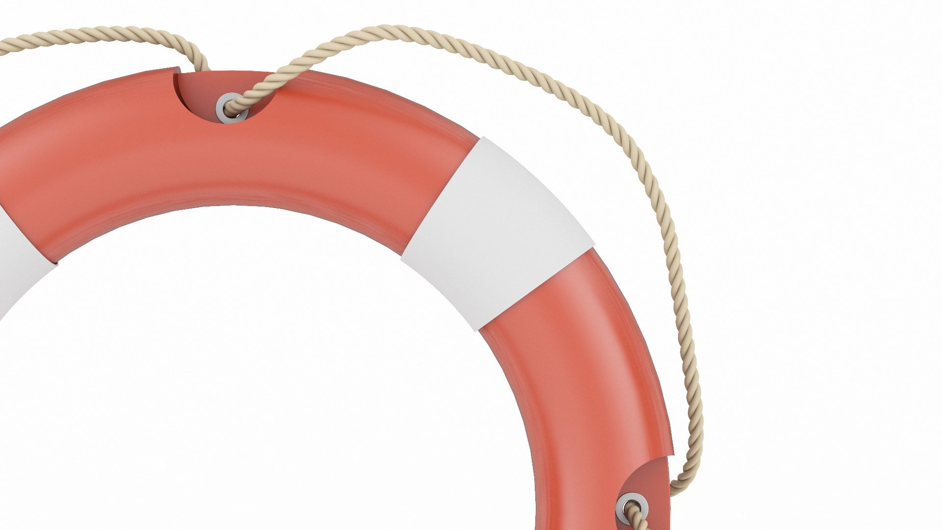 Round Life Saving LifeBuoy 3D Model - TurboSquid 2160028