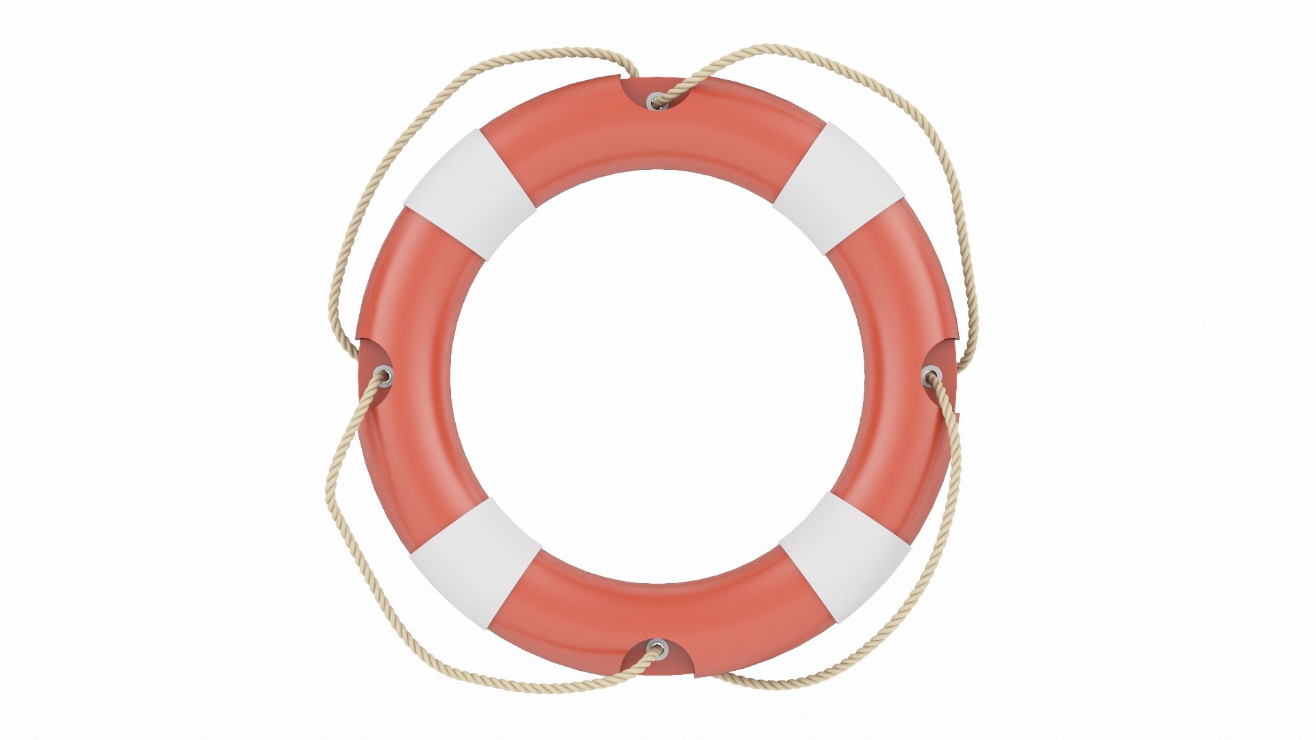 Round Life Saving LifeBuoy 3D Model - TurboSquid 2160028