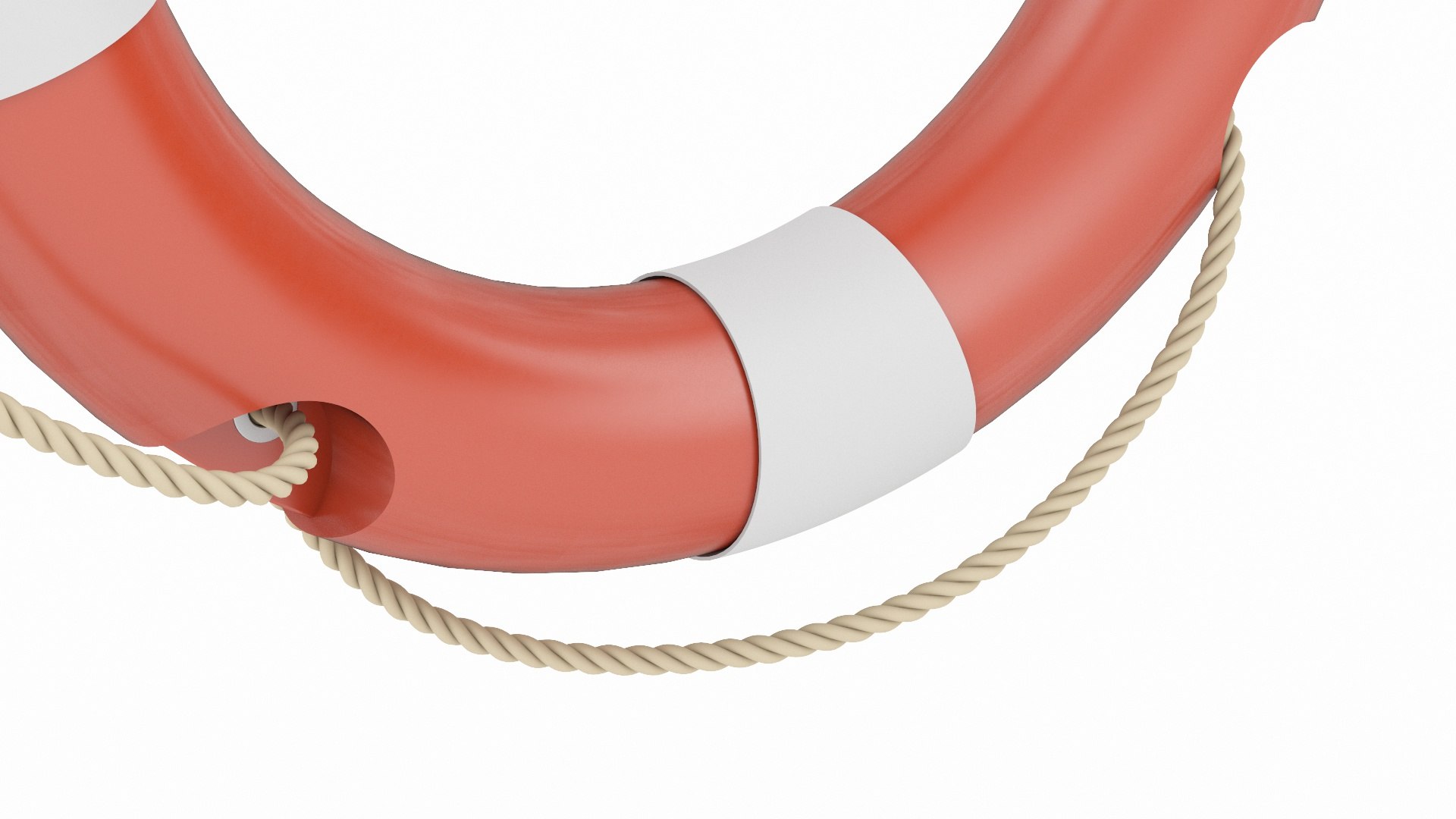 Round Life Saving LifeBuoy 3D Model - TurboSquid 2160028
