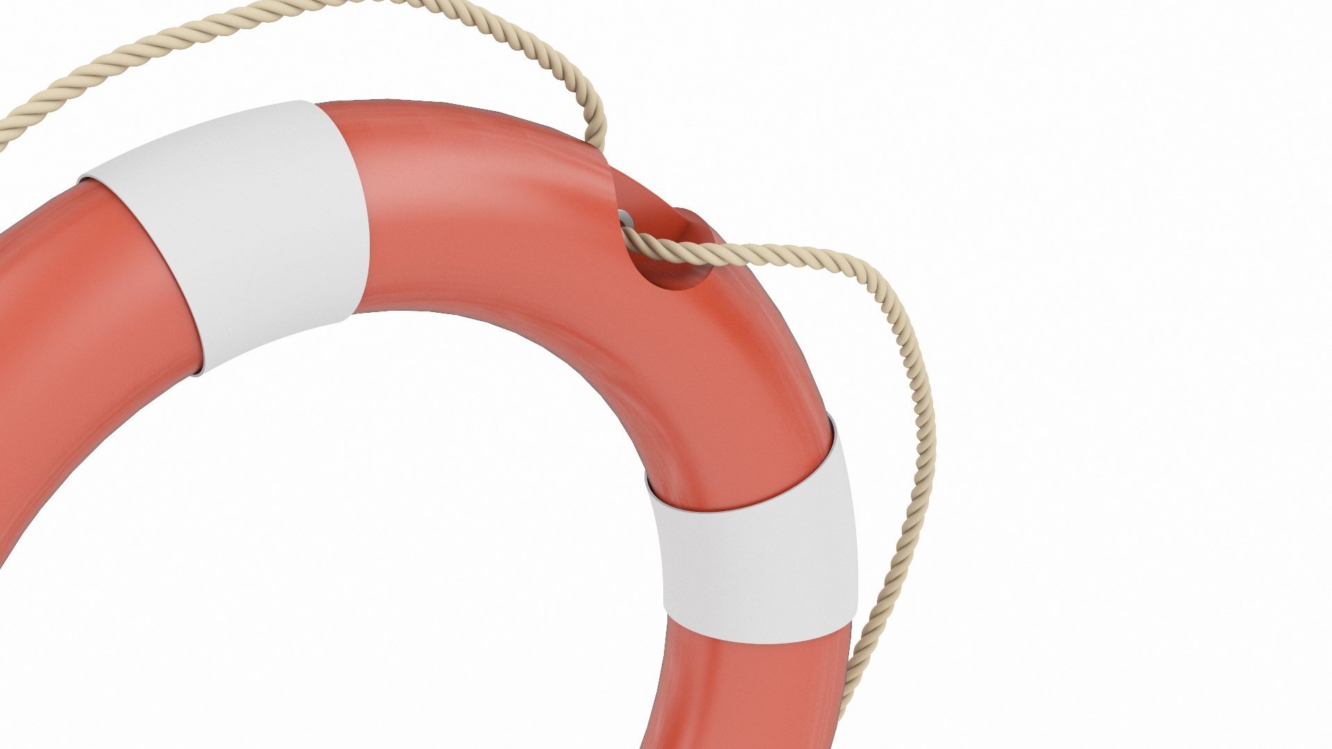Round Life Saving LifeBuoy 3D Model - TurboSquid 2160028