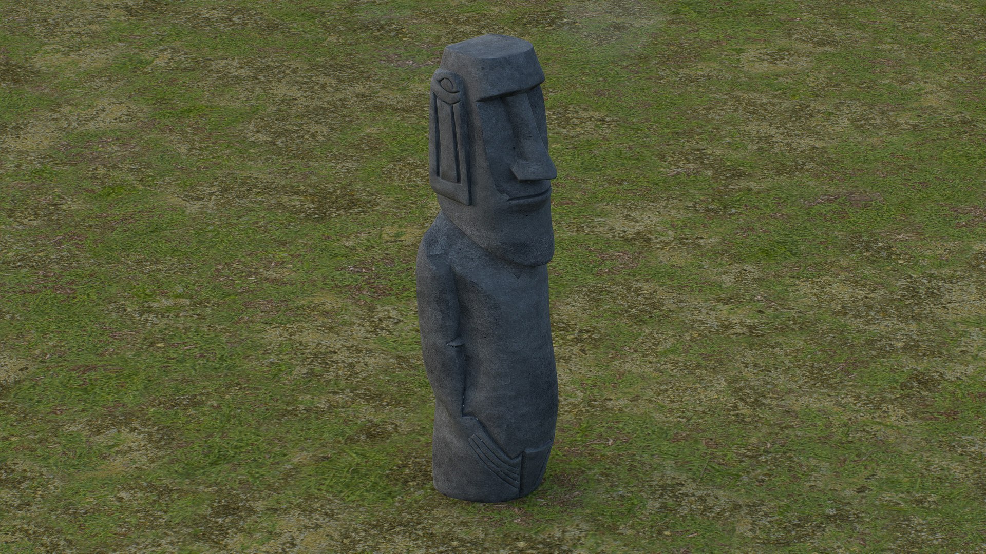 3D Easter Island Moai Statue - TurboSquid 2426947