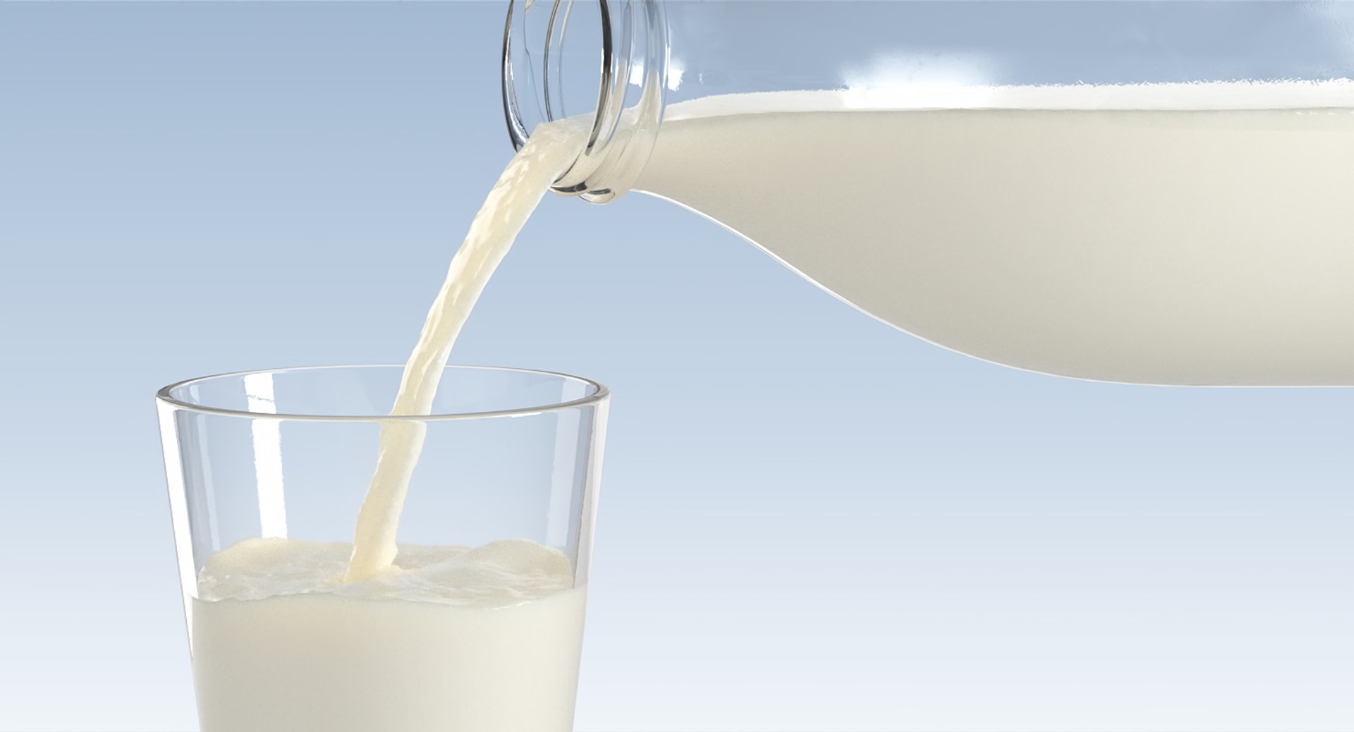 3D Realistic Pouring Milk Bottle Model - TurboSquid 1303445
