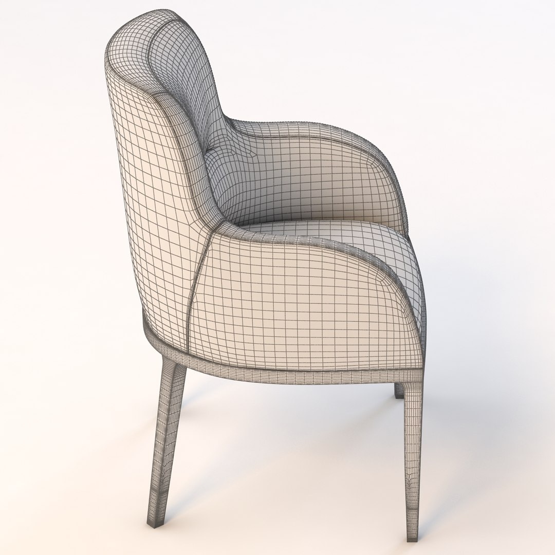 Italian Deka Armchair 3d Model