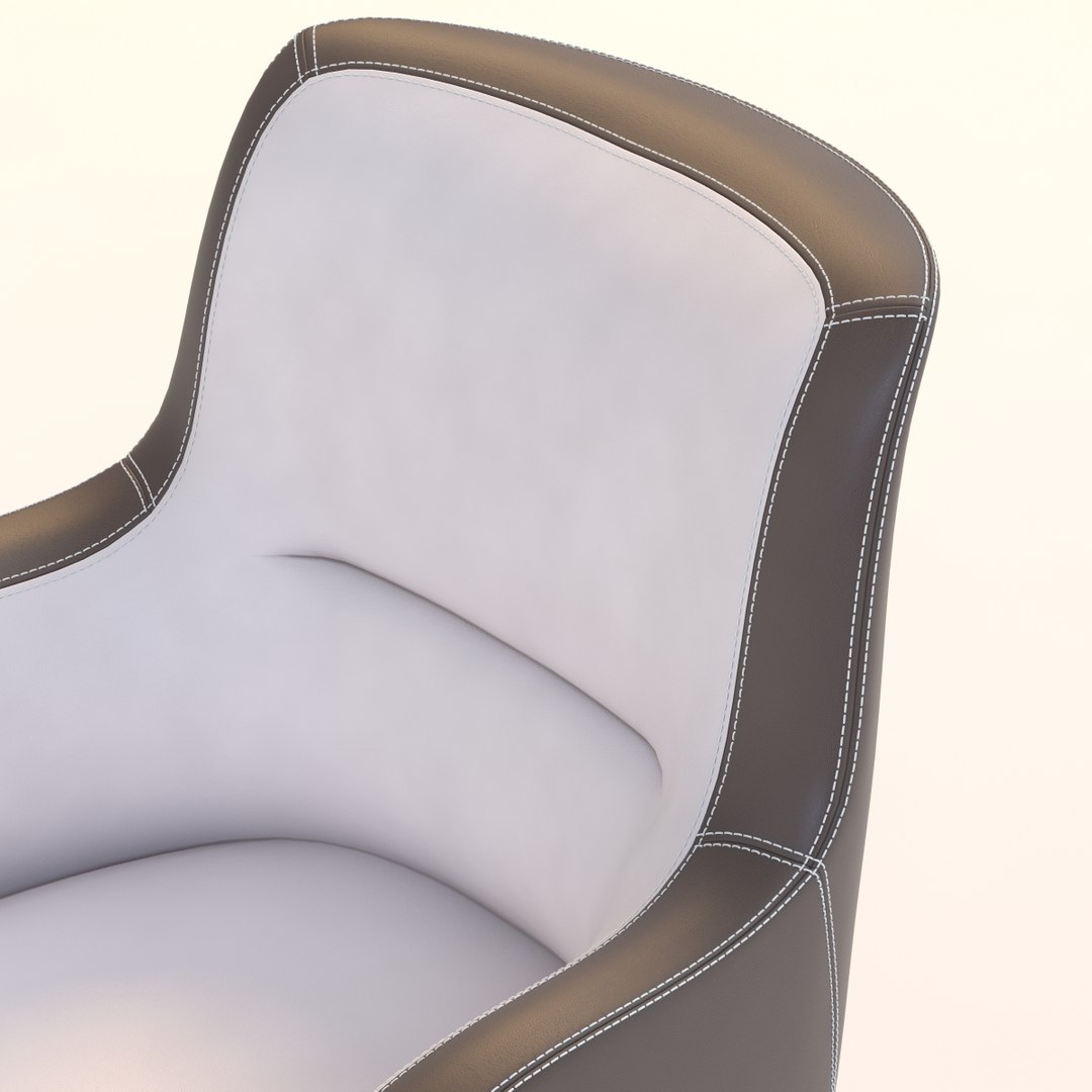 Italian Deka Armchair 3d Model