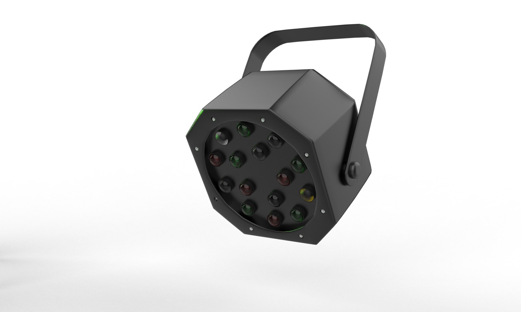 3D Led Rgb Par Light 3D Model - TurboSquid 2332390