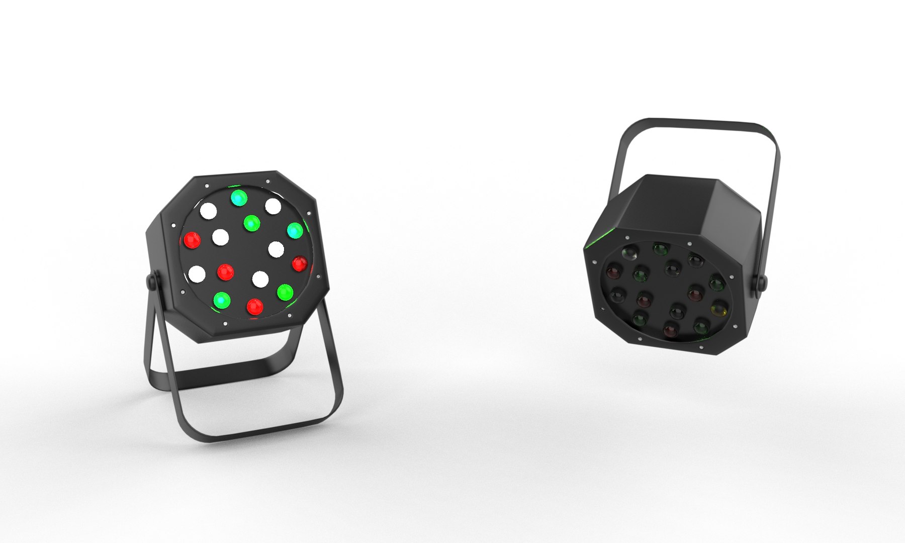 3D Led Rgb Par Light 3D Model - TurboSquid 2332390