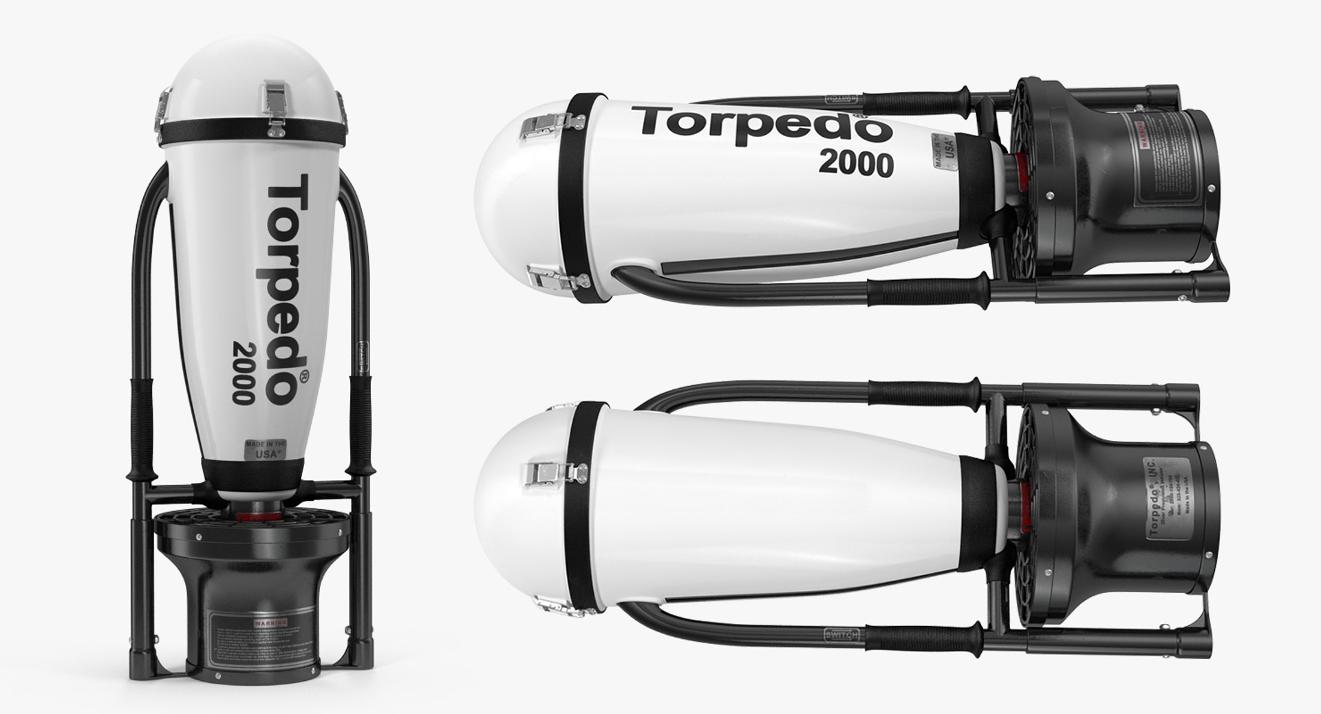 Underwater Scooter Torpedo 2000 3d Fbx