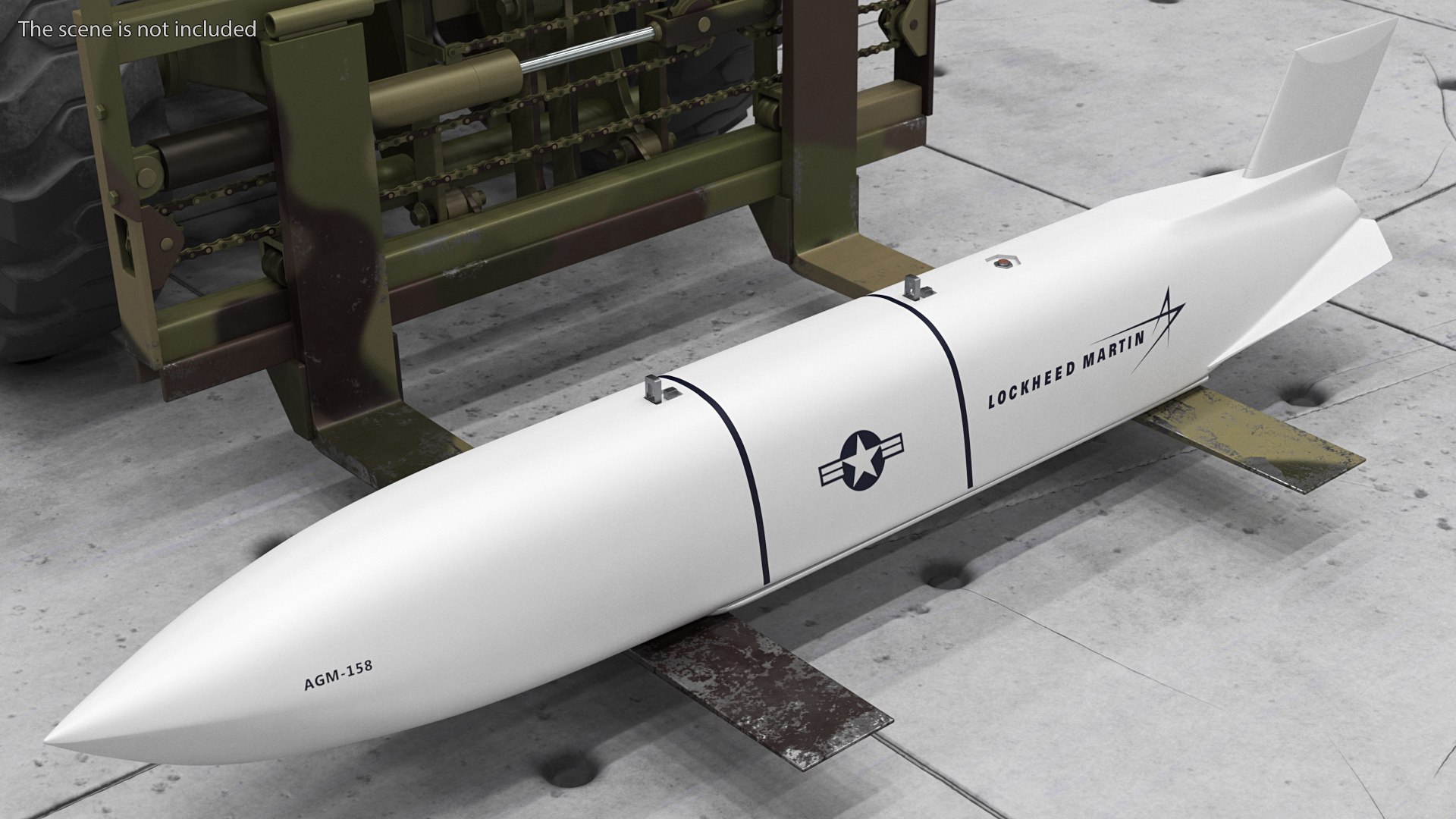 3D Cruise Missile AGM 158 JASSM Model - TurboSquid 1716517