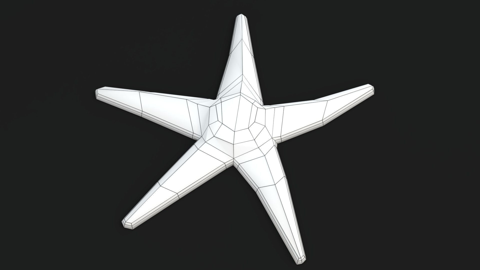 Starfish Polys 3D Model - TurboSquid 1526949