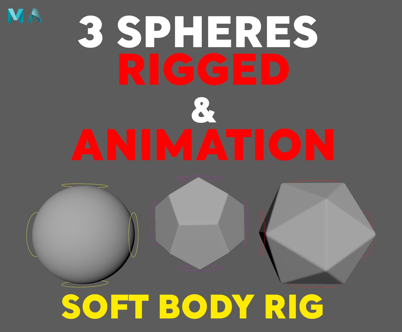 3D Model Soft Body Rig Spheres - TurboSquid 1579995