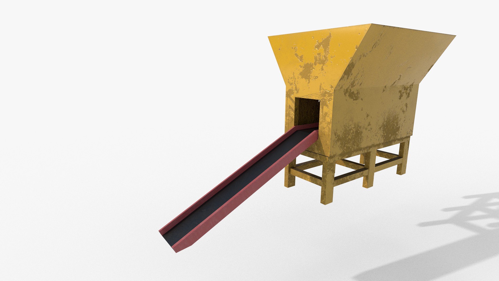 3D Metal Shredder - industrial model - TurboSquid 1928961