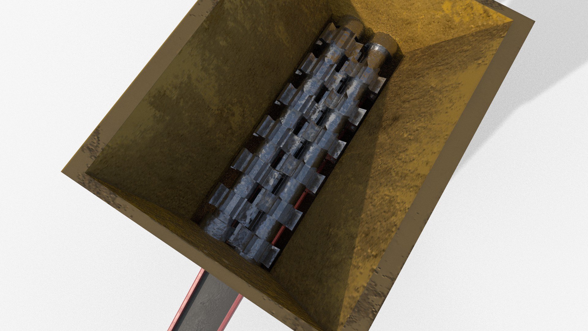 3D Metal Shredder - industrial model - TurboSquid 1928961