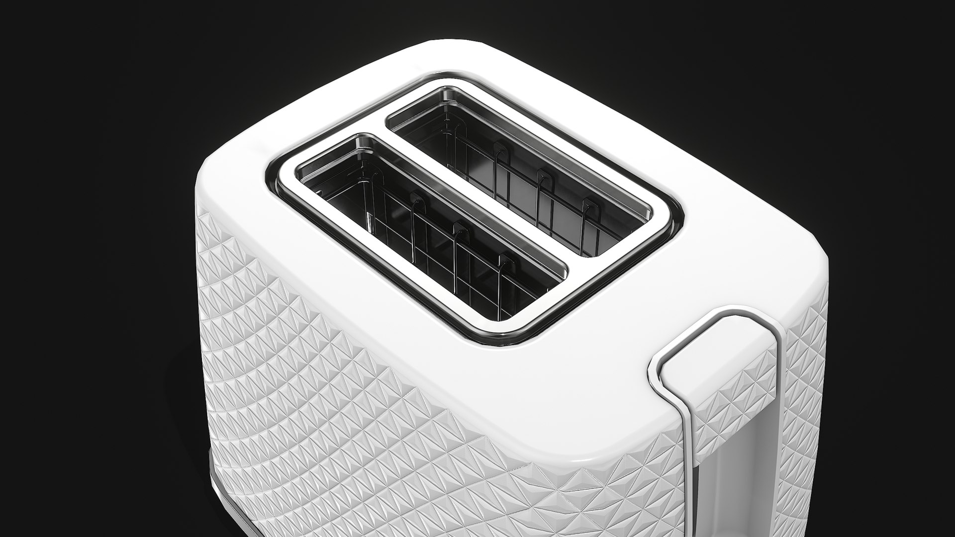 Toaster - White 3D Model - TurboSquid 2250328