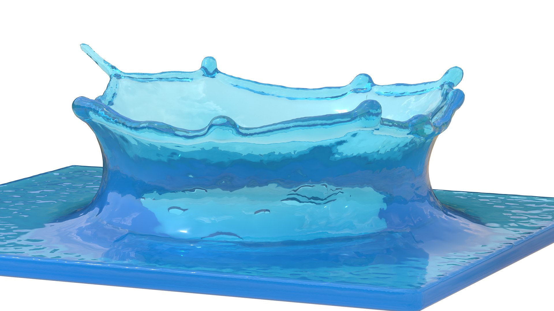 Splash Collection Pack 01 Model - TurboSquid 2369186