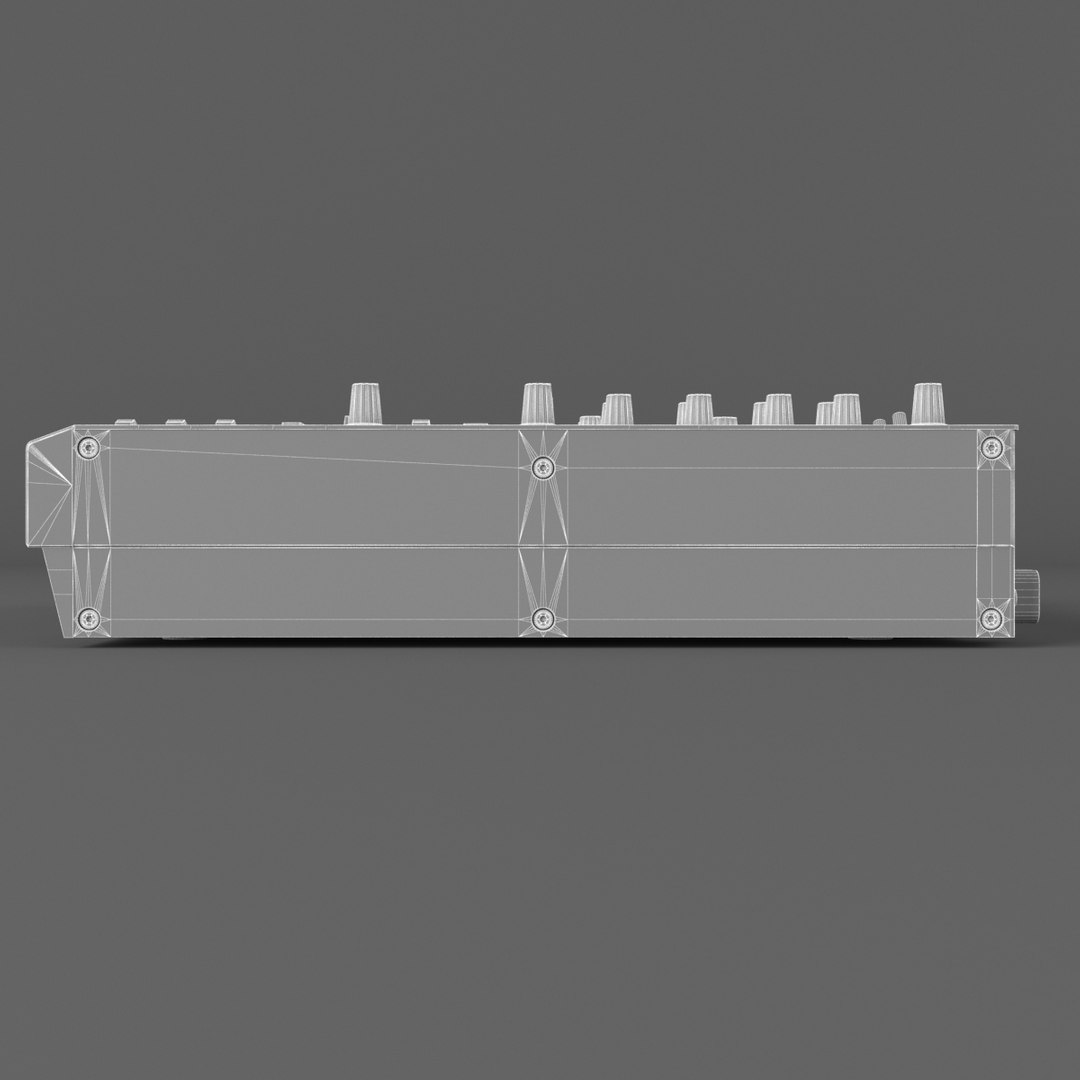 3d Model Mixer Pioneer Djm-2000