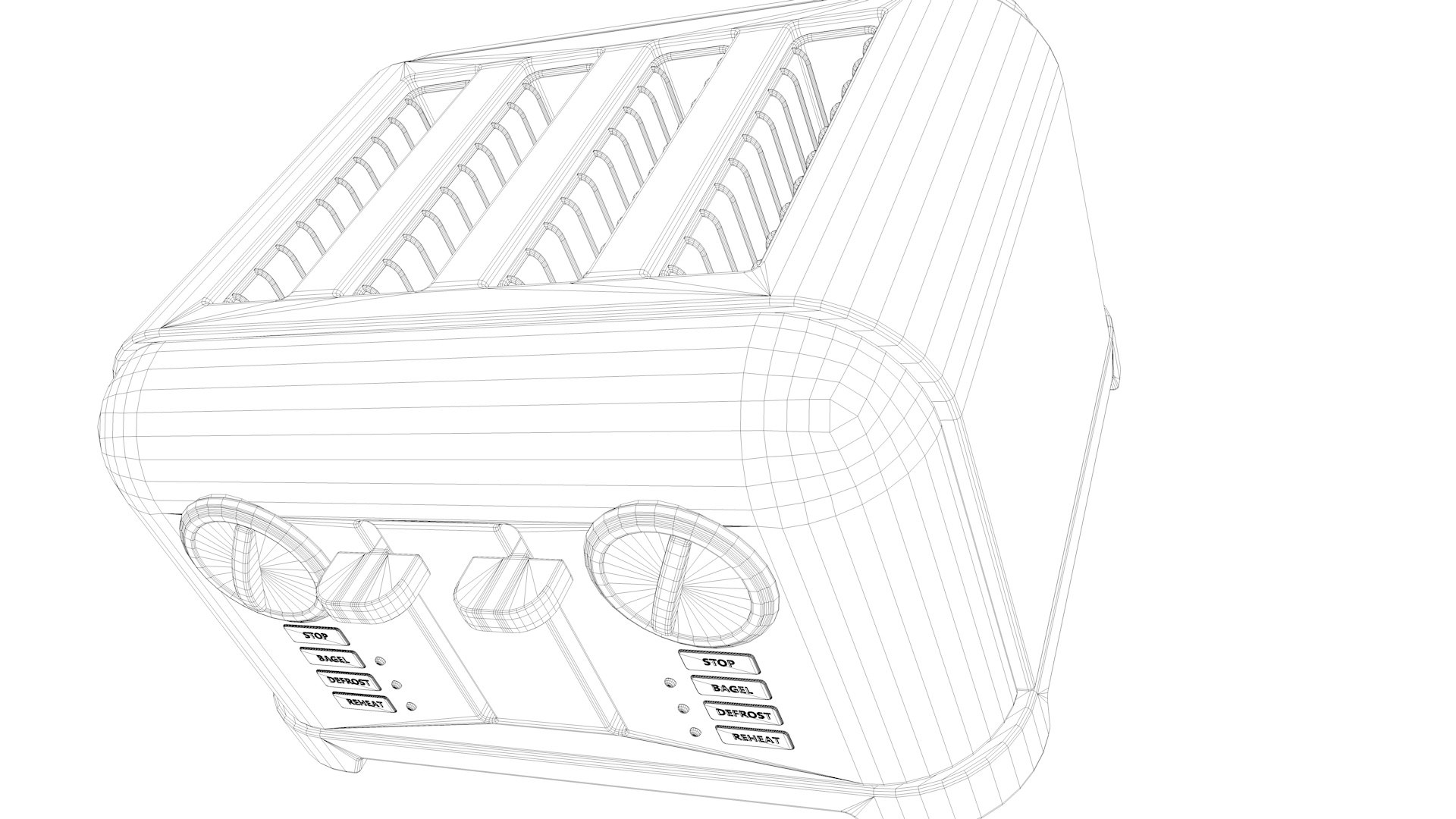 Toaster 3D Model - TurboSquid 2211715