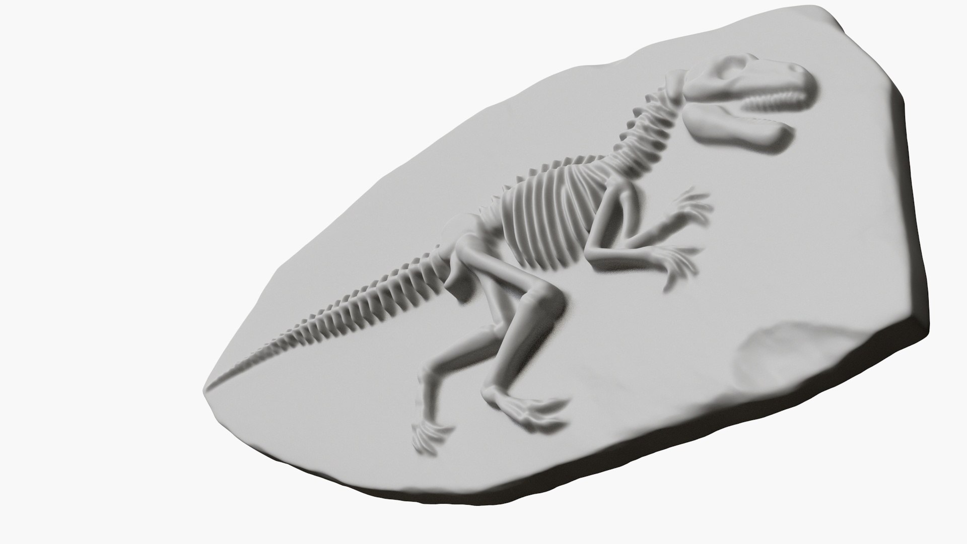 3D Model Dinosaur Fossil 003 - TurboSquid 2298326